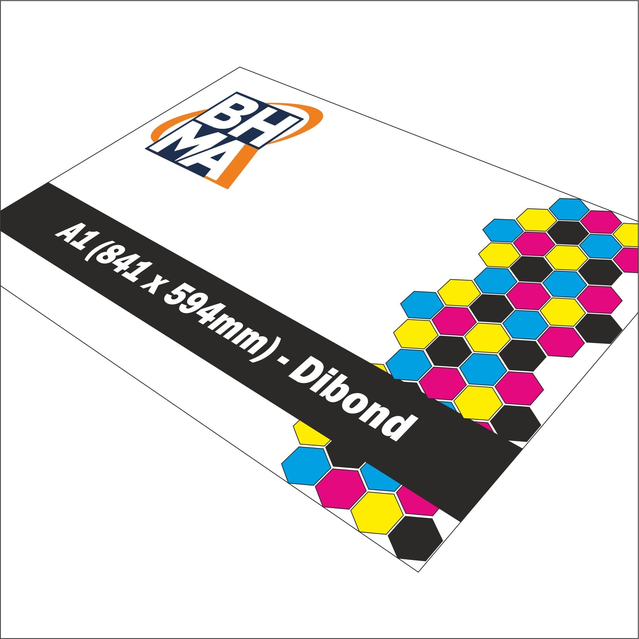 A3 Dibond printed Sign- BHMA Signs – bhma