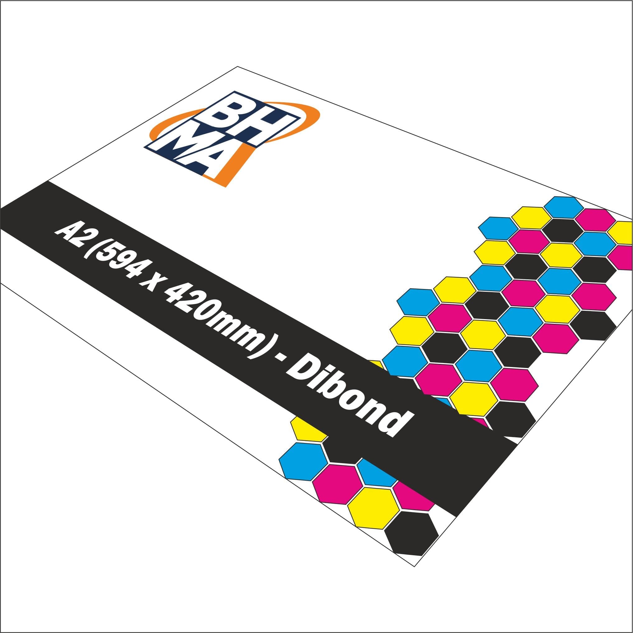A3 Dibond printed Sign- BHMA Signs