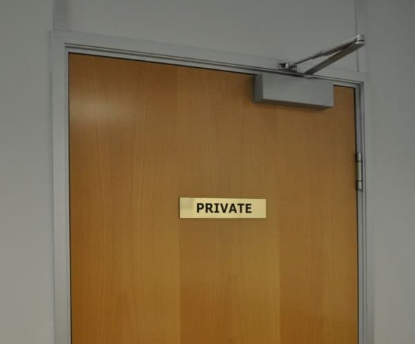 Acrylic Door Sign – bhma