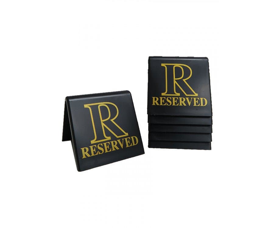 Reserved Table Signs. Restaurant & Pub Table Messages – BHMA
