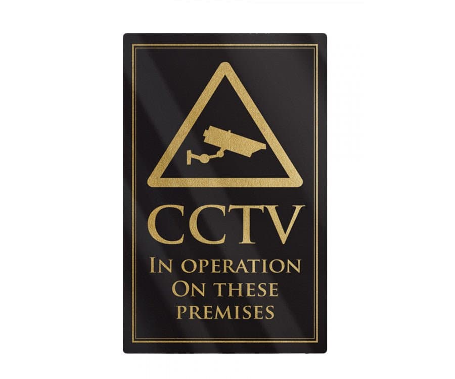 CCTV In Operation Sign – BHMA