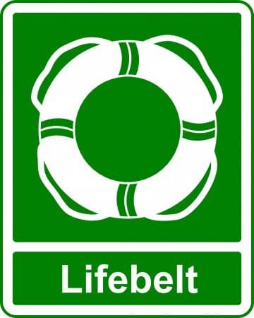 Lifebelt Sign - First Aid & Safe Condition Signs – BHMA
