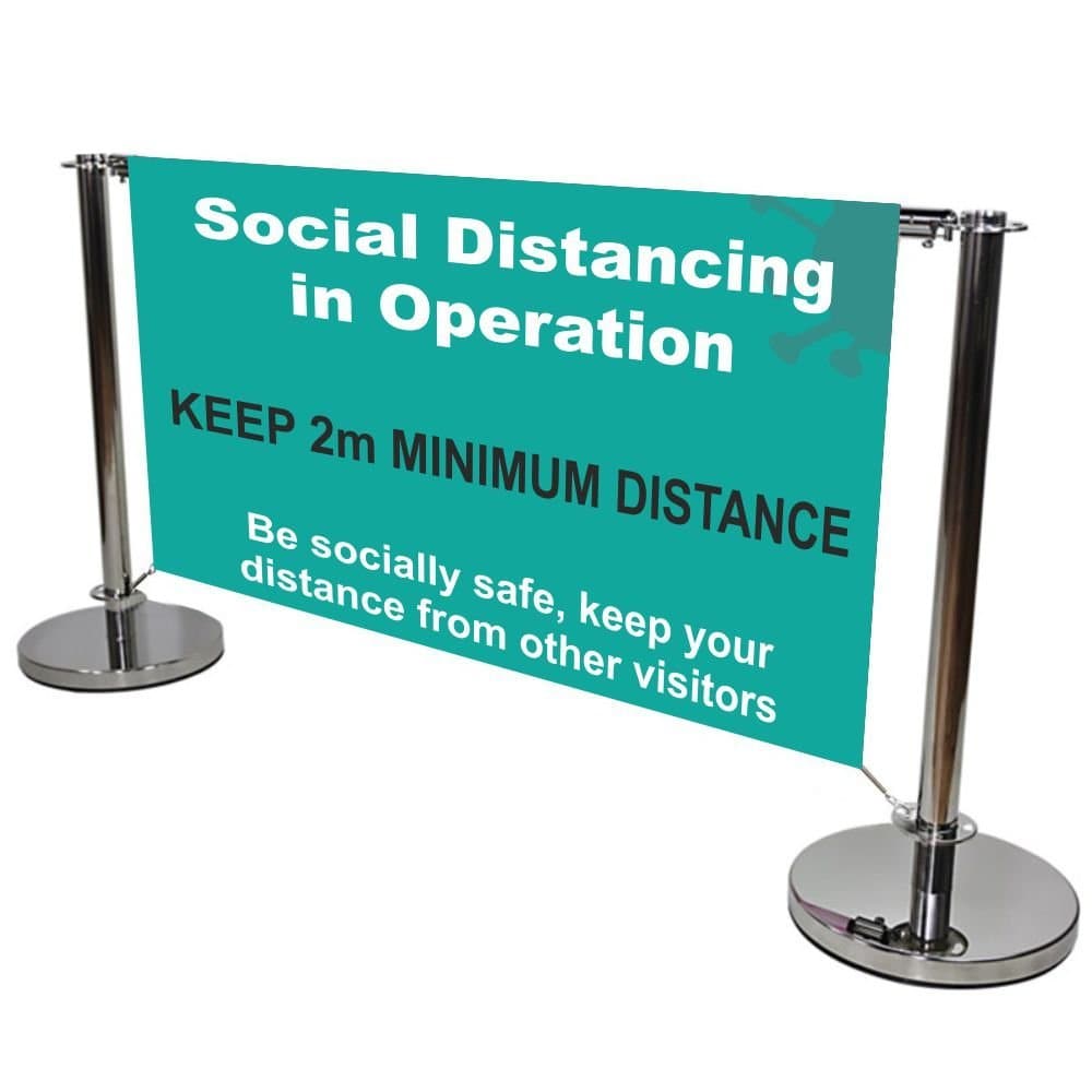 Premium Social Distancing Cafe Barrier - POS Display – bhma